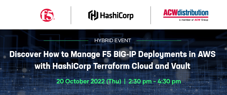 【F5 x HashiCorp】Discover How to Manage F5 BIG-IP Deployments in AWS with HashiCorp Terraform ...