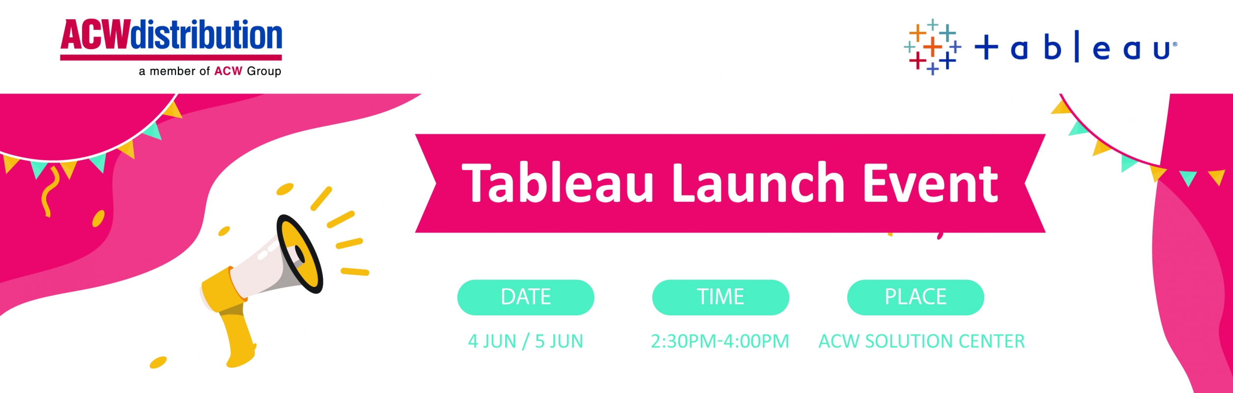 【Tableau】Launch Event | ACW Distribution